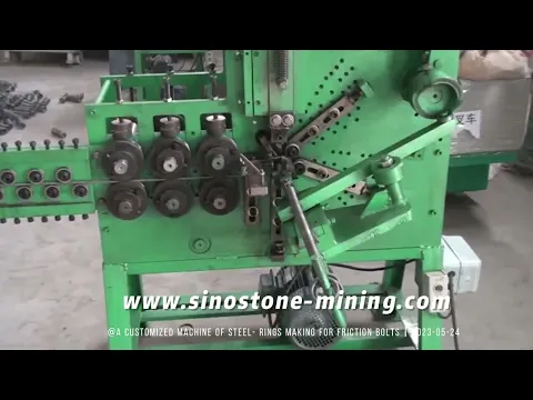 Steel ring-making machine